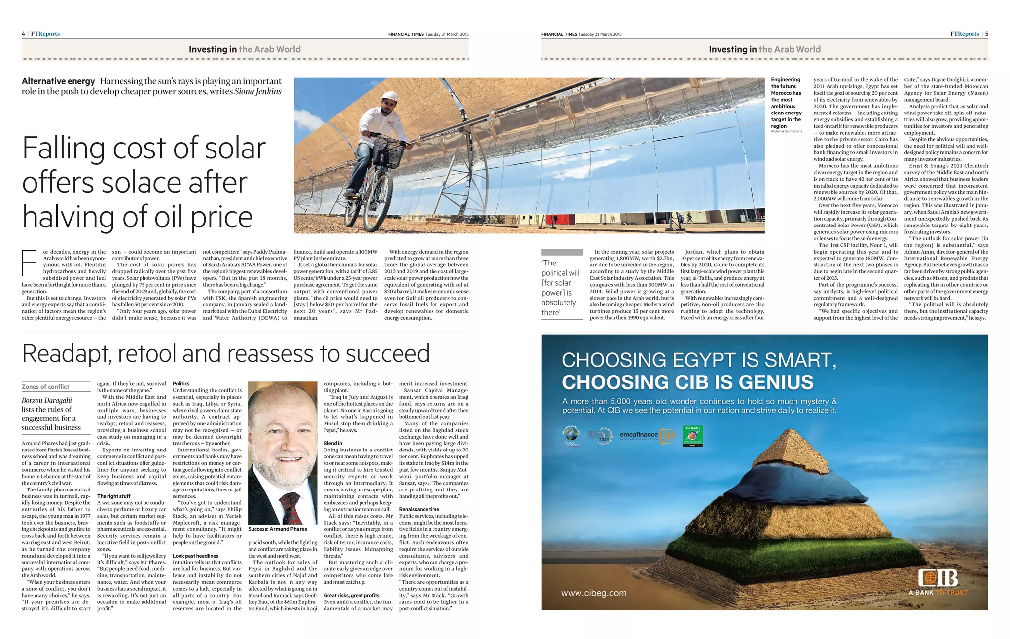 Investing in the Arab World - A Financial Times Report (2015) | PDF