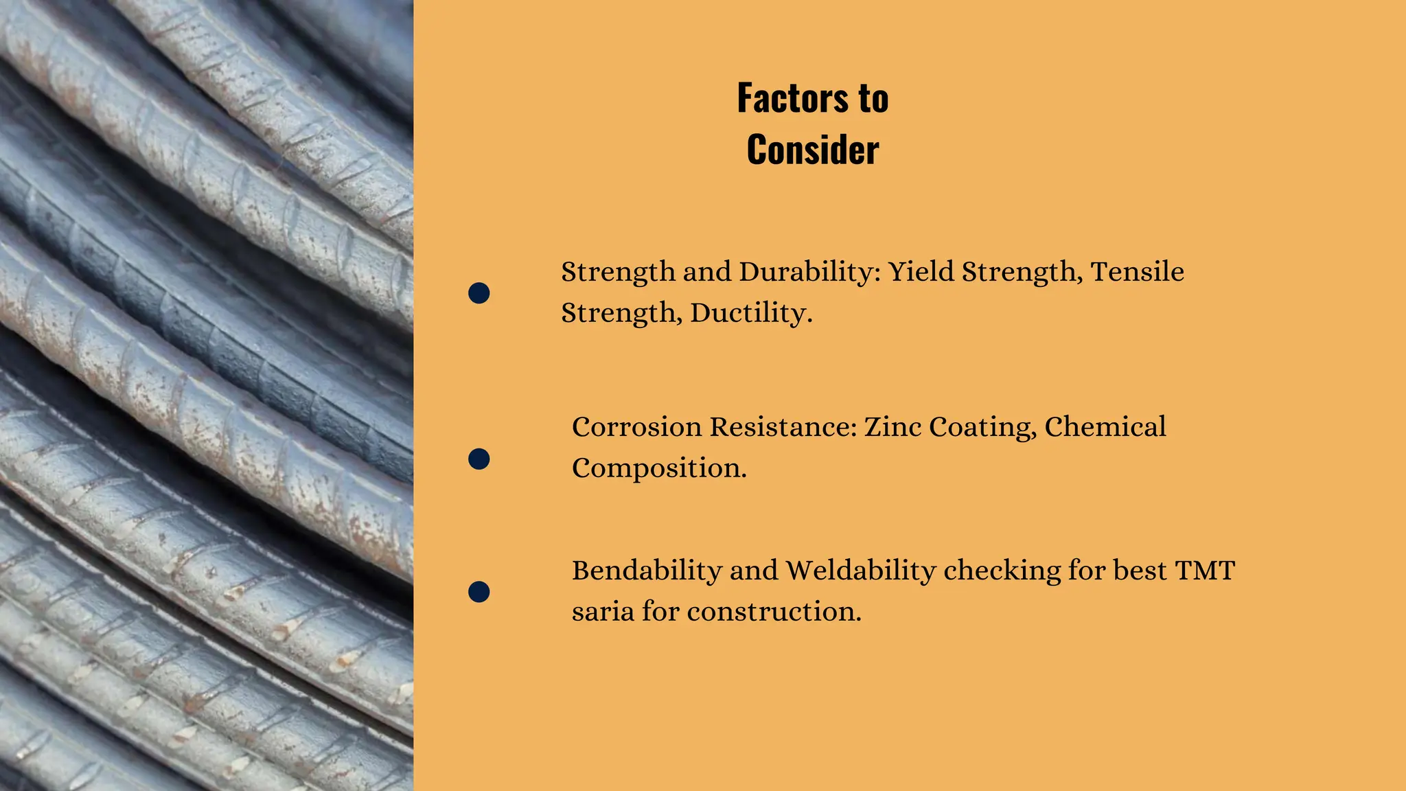 Investing in the Best TMT Saria for Optimal Construction Results | PPT