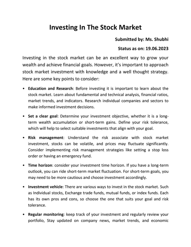 Investing In The Stock Market.pdf