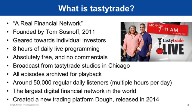 Investing the tastytrade Way Overview | PPT