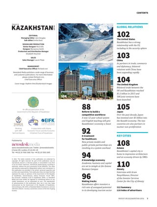 Invest in Kazakhstan 2016 | PDF