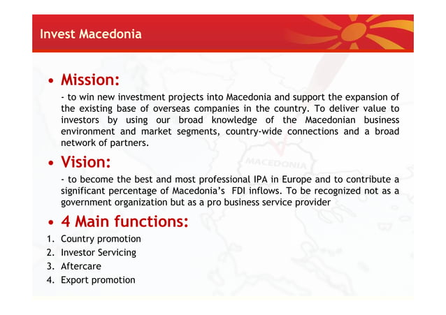 Invest in macedonia hristijan delev | PPT