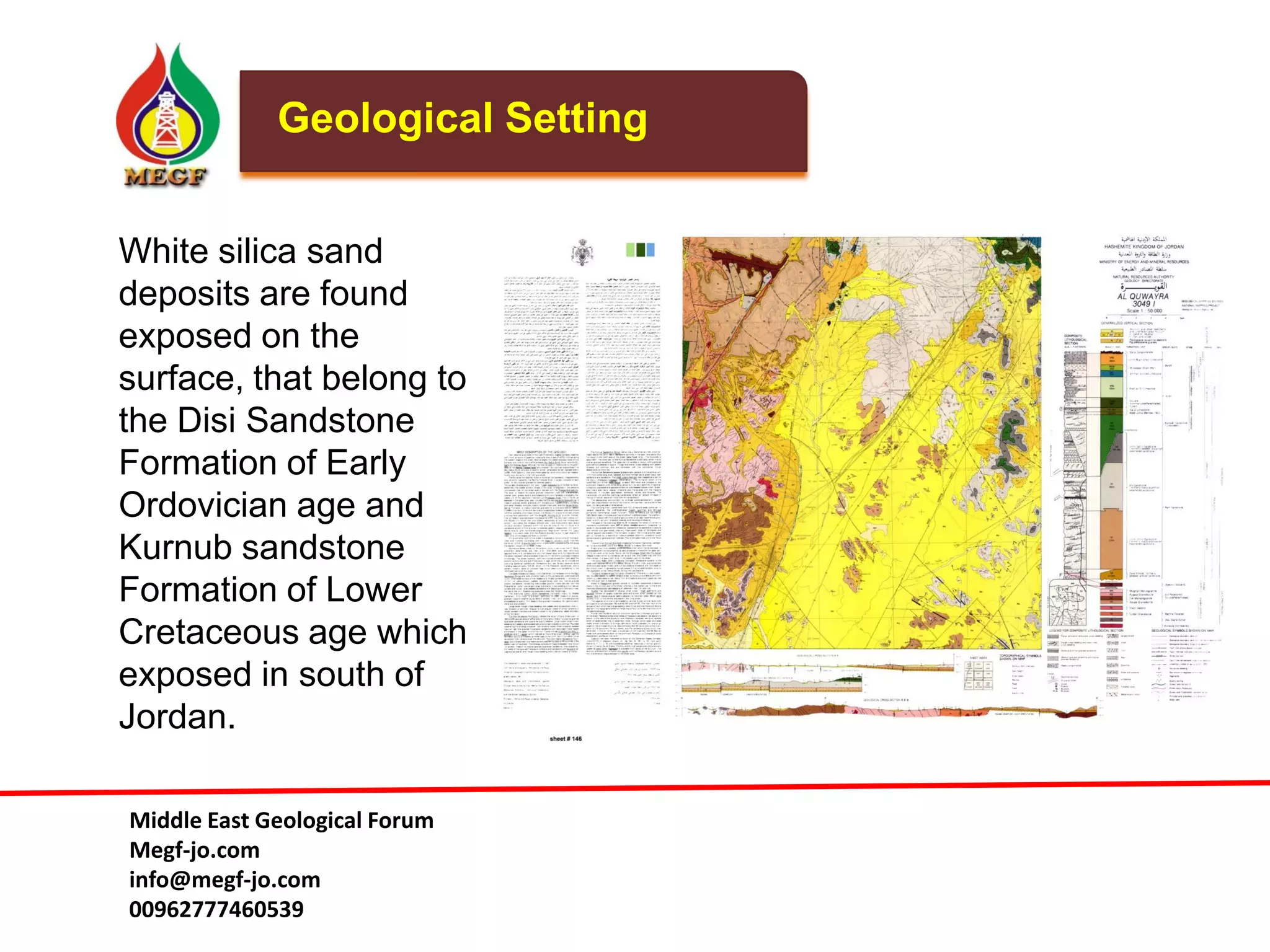 Invest in silica sand jordan | PDF