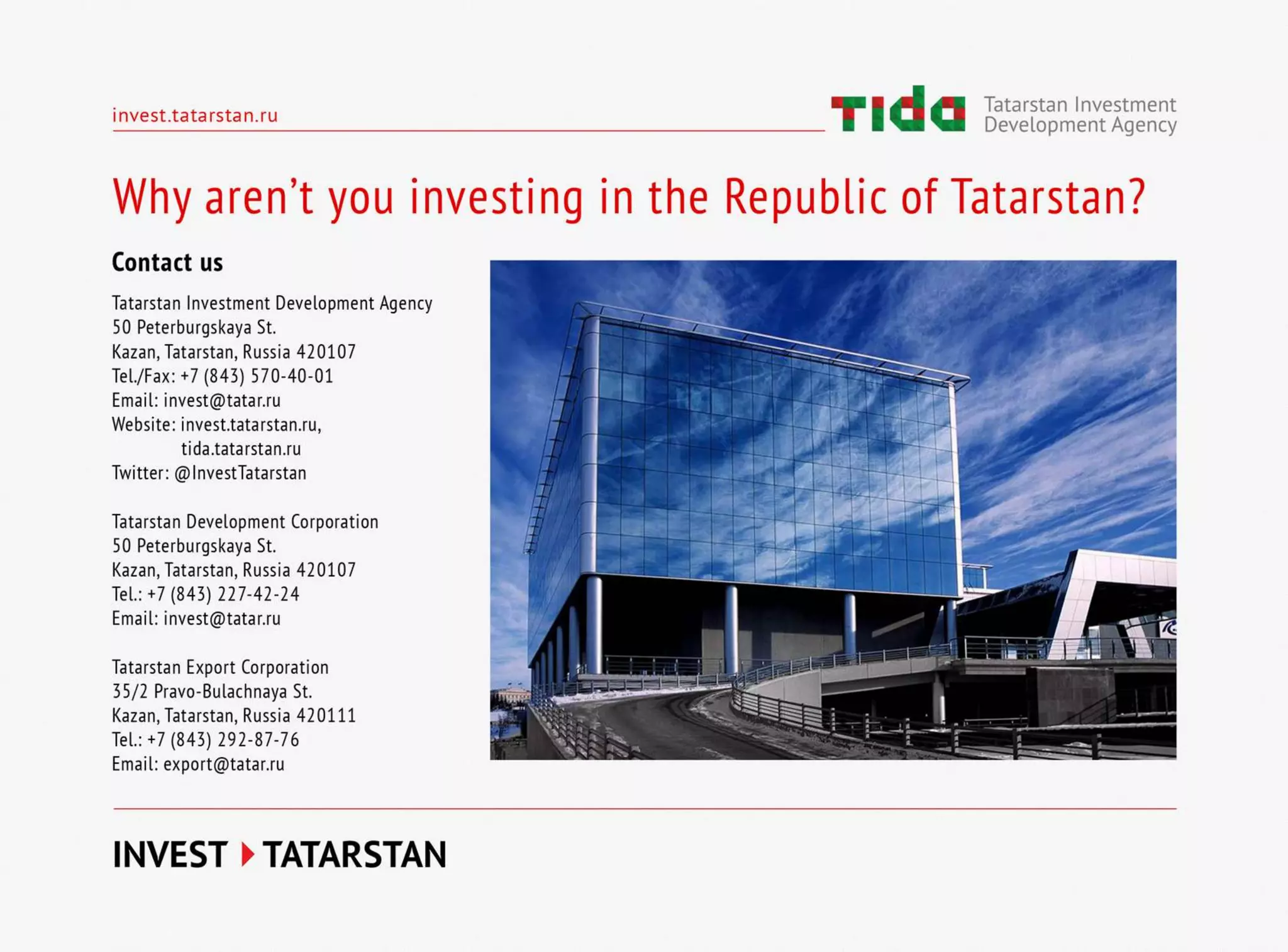 Invest in Tatarstan - General Presentation | PDF