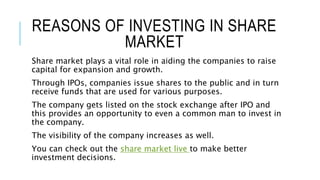 Why invest in Share Market today | PPT