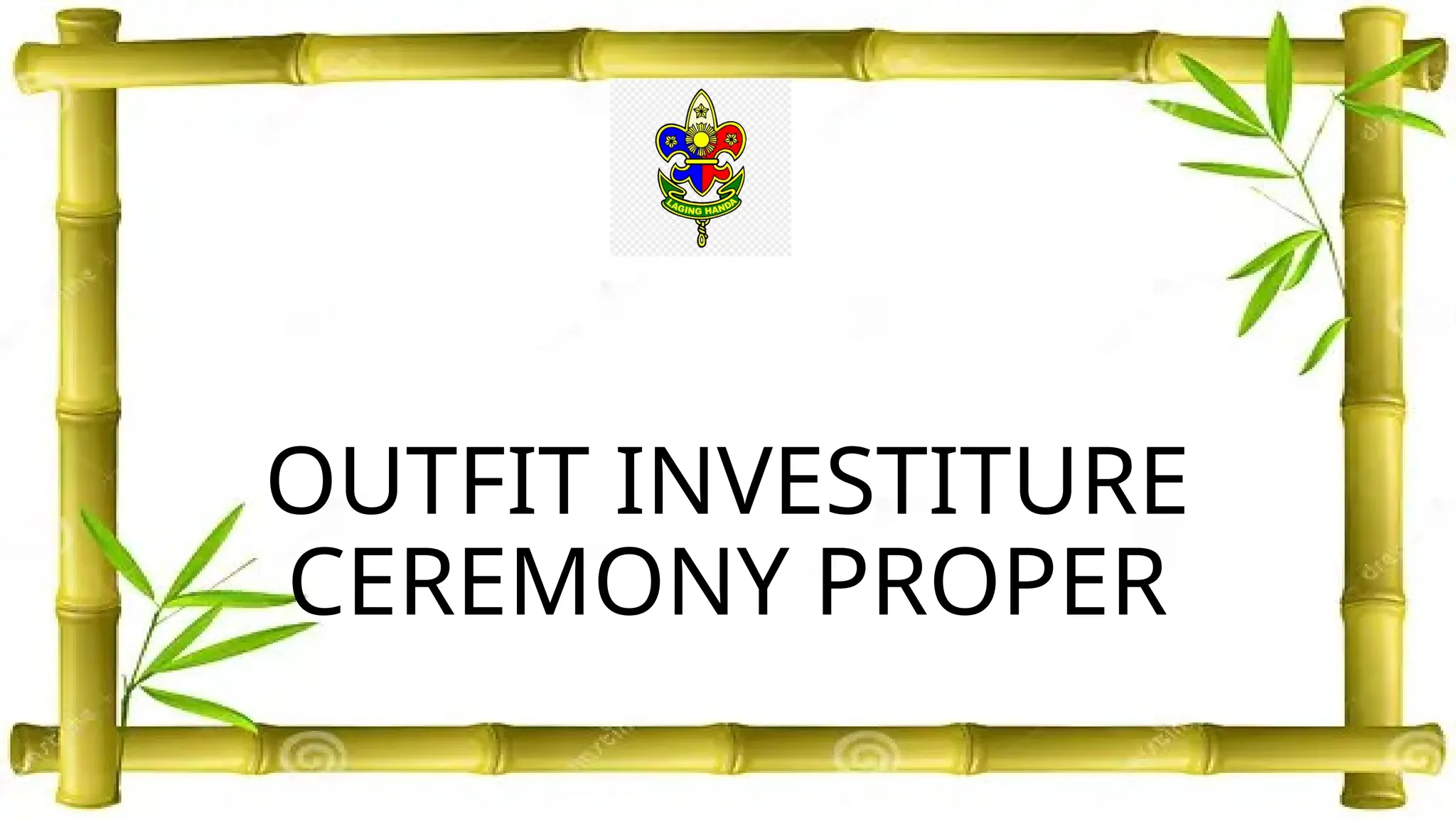INVESTITURE CEREMONY for BSP New members | PPTX