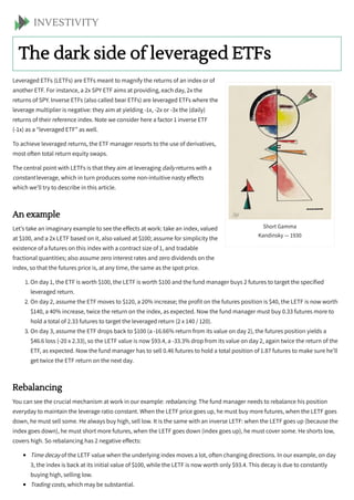 Investivity: notes on the dark side of leveraged etfs | PDF | Stocks ...