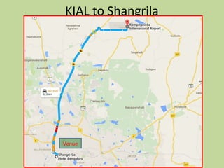 Invest Karnataka: Parking arrangements and venue route map | PPT