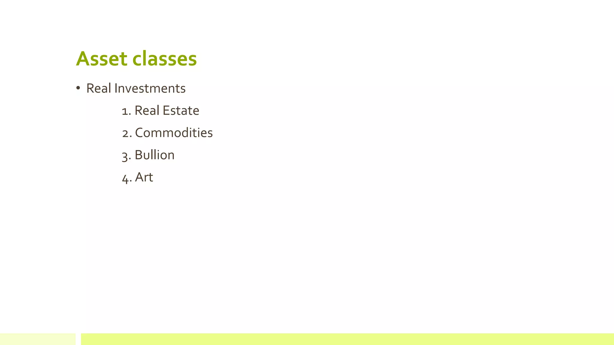 Basics of Investment | PPTX