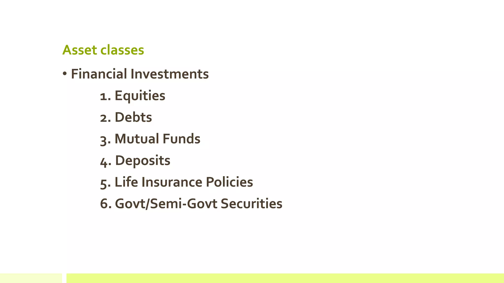 Basics of Investment | PPTX