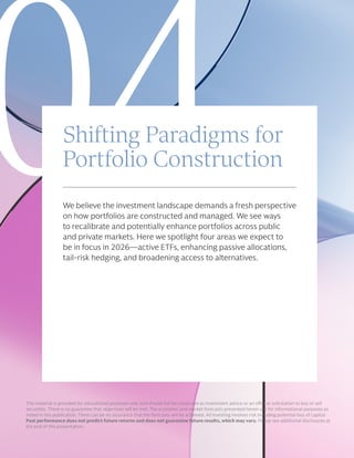 Goldman Sachs Asset Management Investment Outlook 2026 | PDF