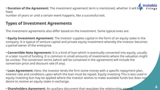 Investment Agreement: A Simple Guide for You | PPTX