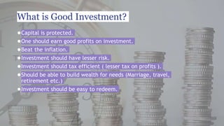 Presentation on basic Investment idea for youth. | PPTX