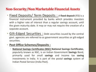 Investment alternatives | PPTX