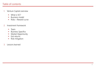 Investment analysis of startups | PDF