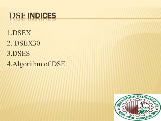 Investment analysis between DSE & NSE | PPTX