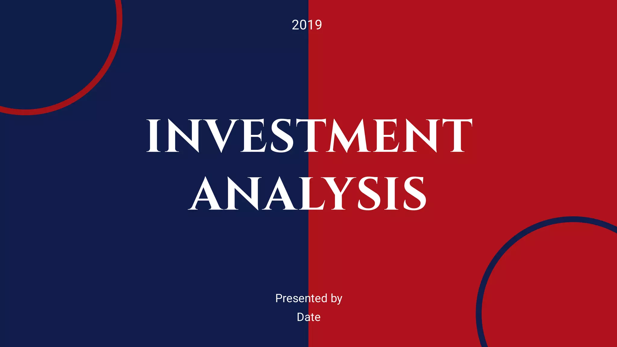 Investment Analysis Presentation Template | PDF | Business Accounting ...