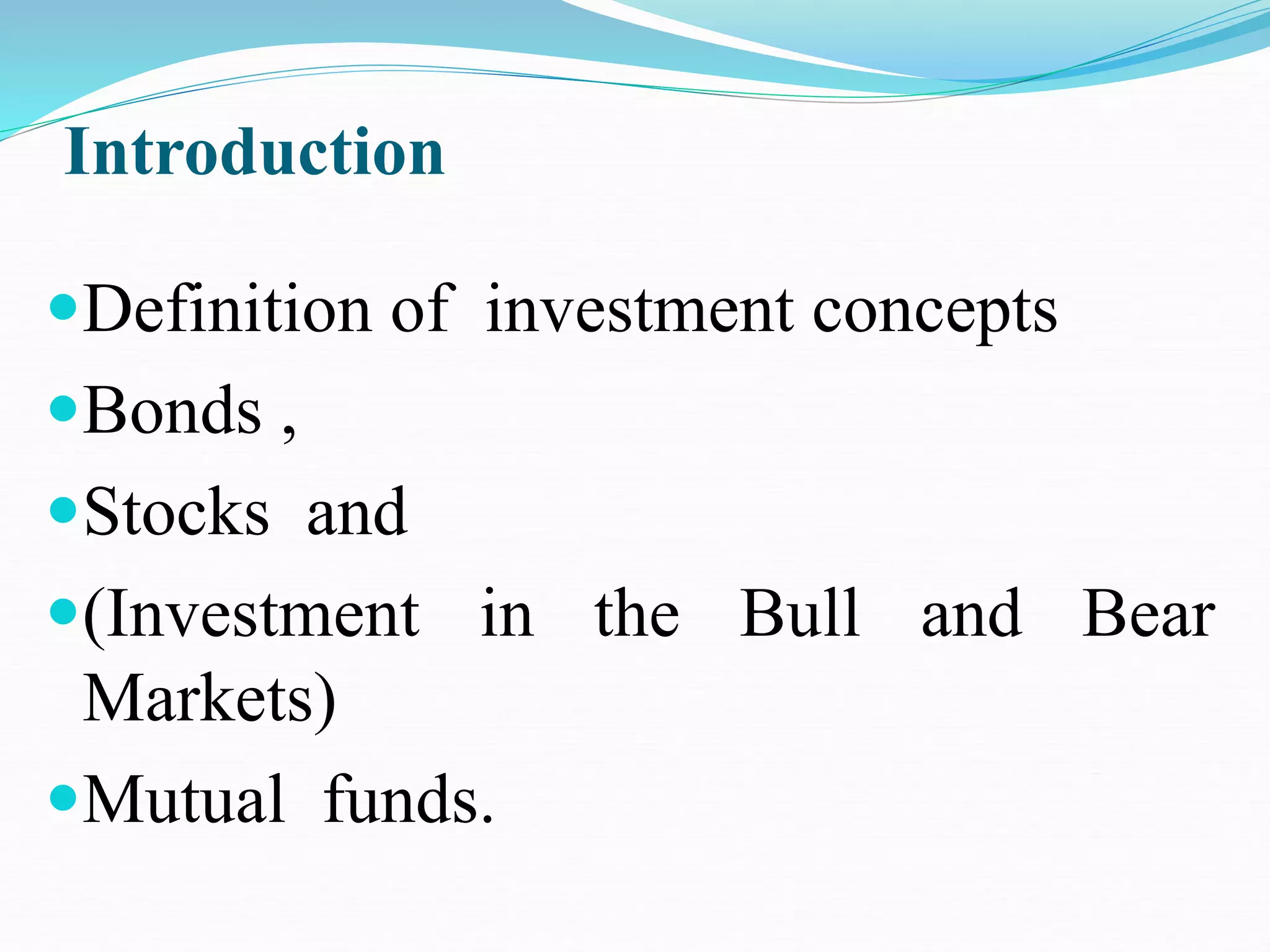 INVESTMENT ANALYSIS AND PORTFOLIO MANAGEMENT (1) 111 (1).pptx | Stocks ...