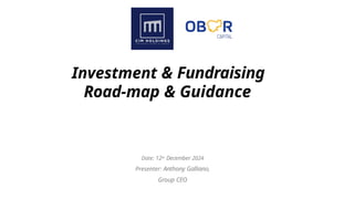 Investment and Fundraising Roadmap and Guidance | PPT