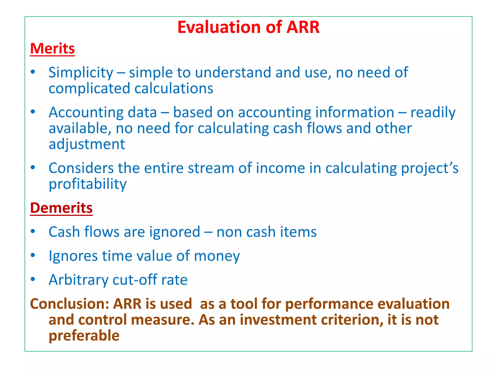 Investment appraisal techniques | PPTX