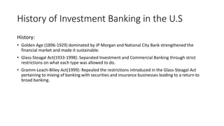 Investment Banking in Pakistan Presentation | PPTX | Business Banking ...