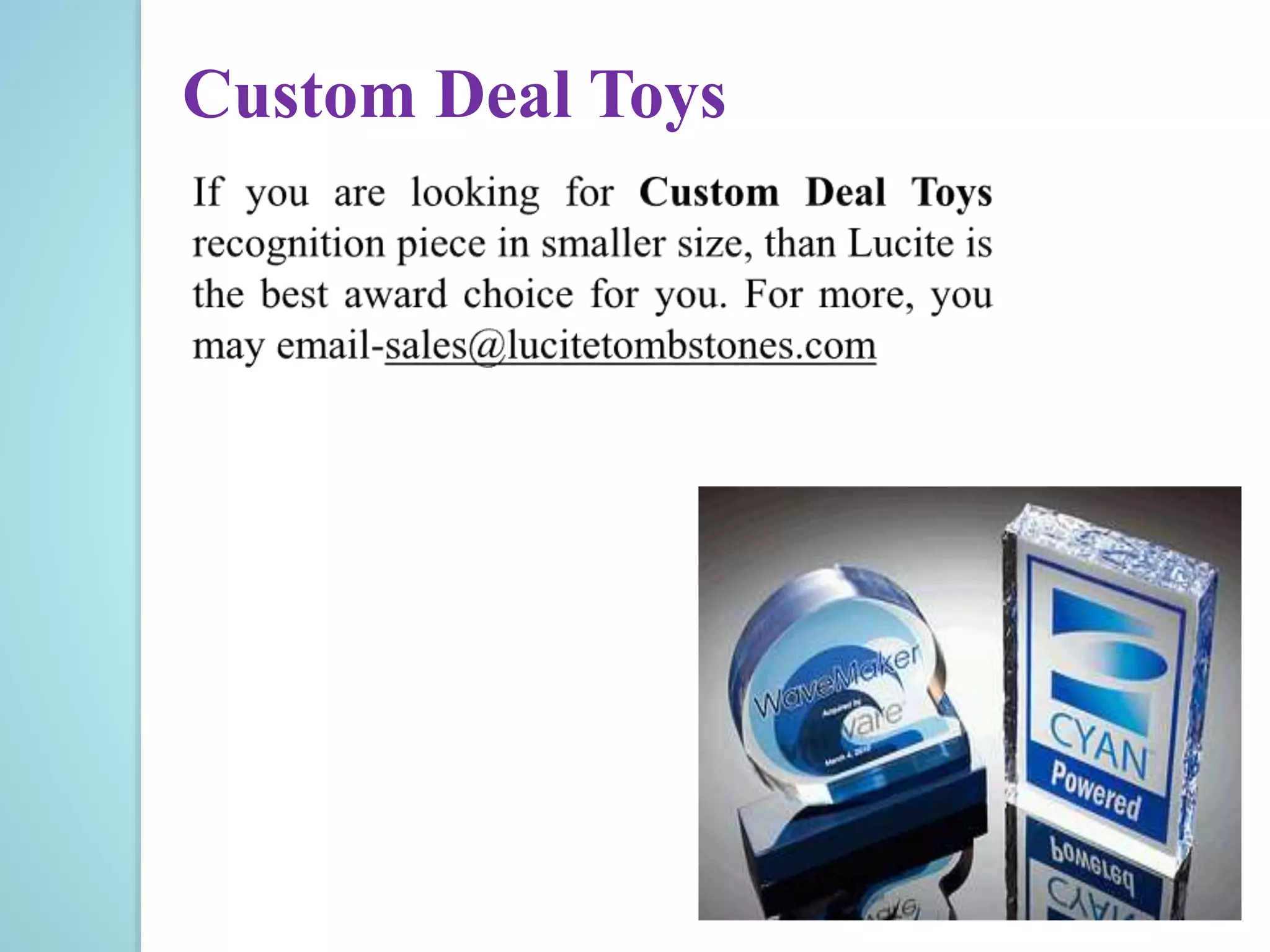 Investment banking deal toys | PPTX