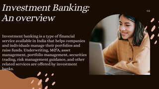 Investment Banking for Beginners | PPT