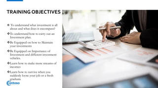 Investment Basics and Mastering the Art of Side Hustles | PDF