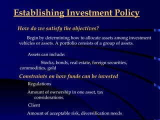 Investment basics | PPT