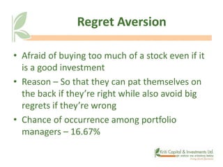 Investment biases | PPTX