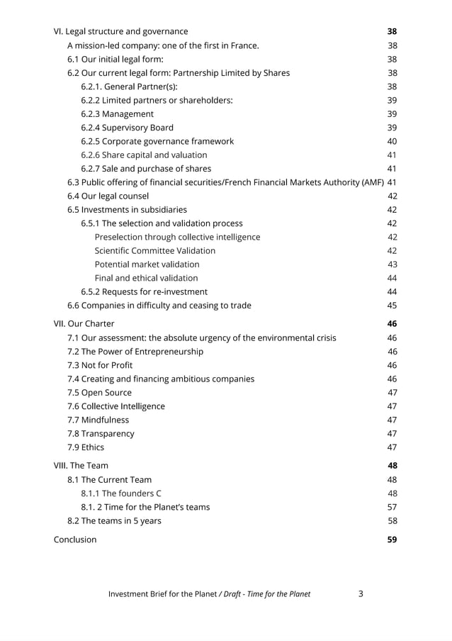 Investment brief for the planet | PDF