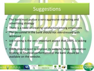 Dubai Islamic Bank Pakistan Ltd. (DIBPL) | PPTX