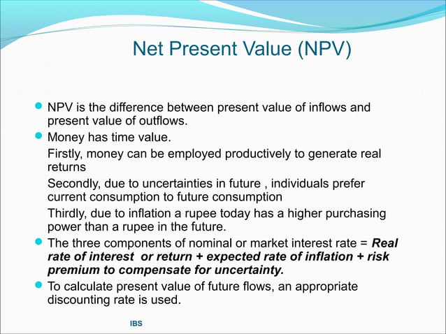 Investment criteria modified npv,irr | PPT | Business Accounting ...