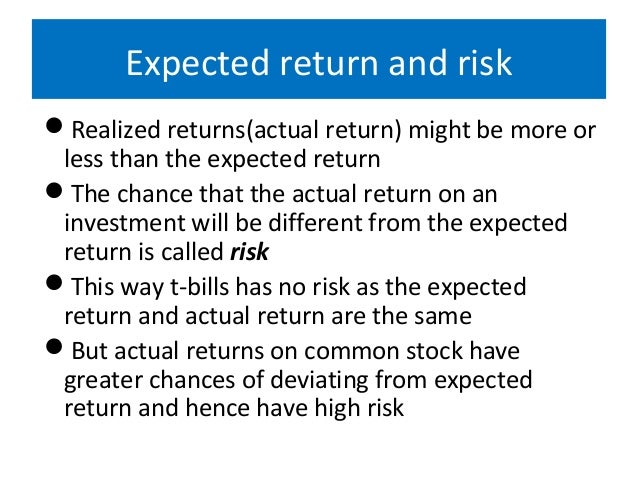 Investment Decision Process Investment Decision Process