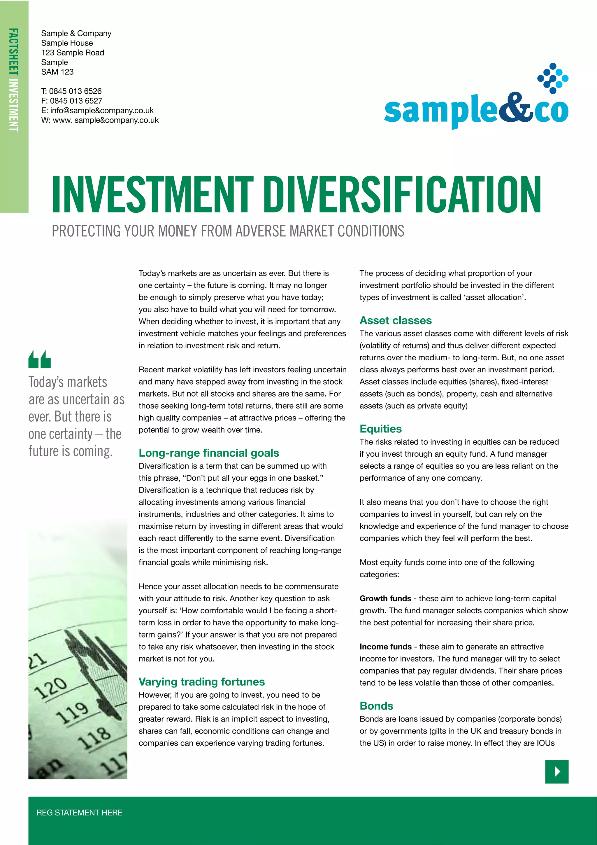 Investment diversification a 2013/14 | PDF | Stocks and Bonds ...