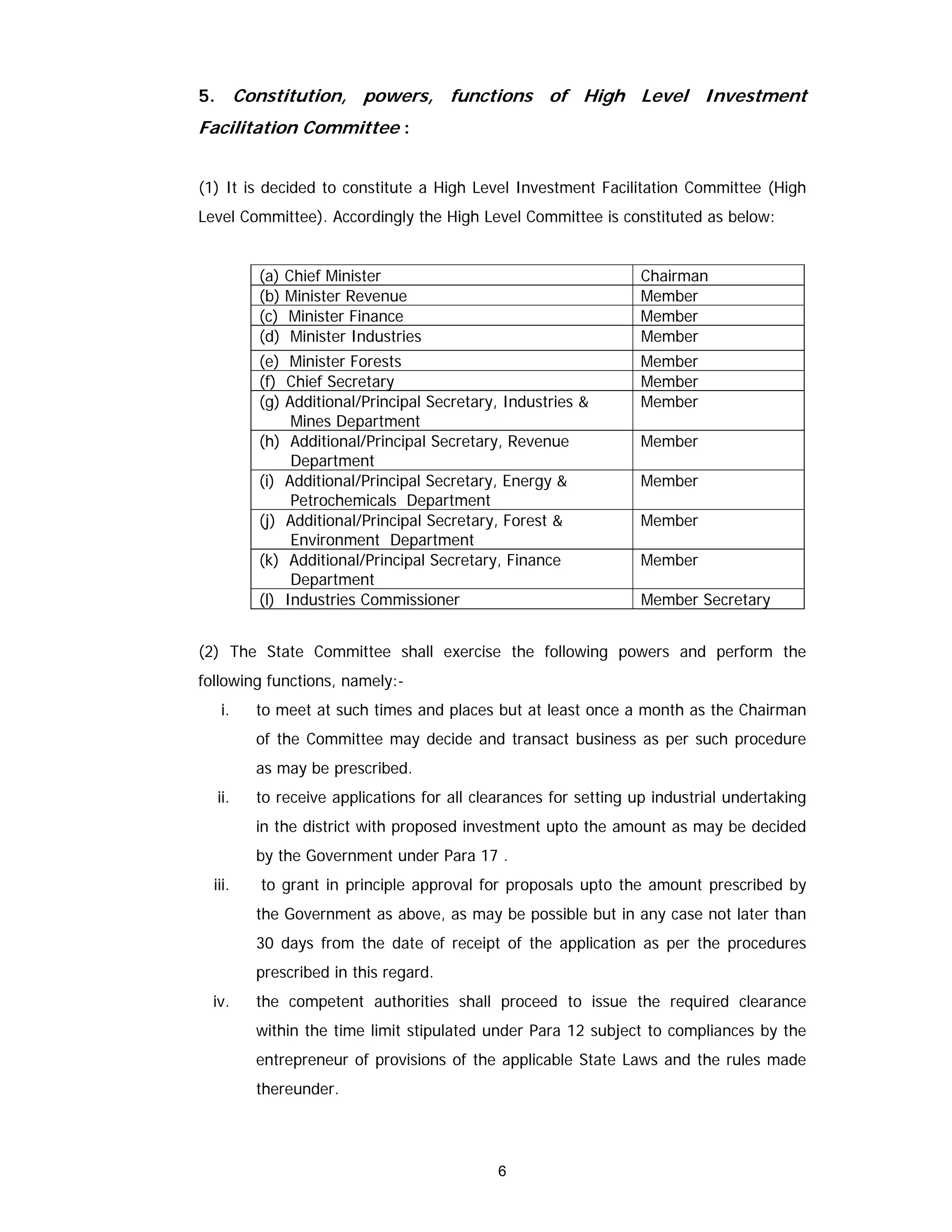 Investment Facilitation Mechanism | PDF