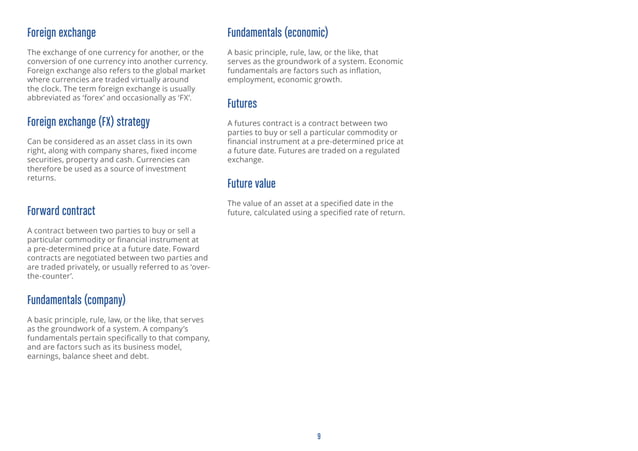 Investment glossary | PPT