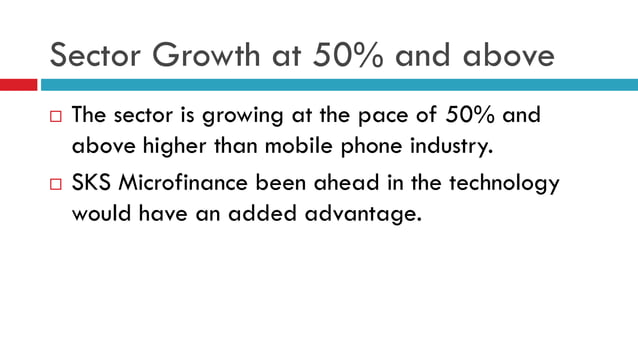 Investment idea SKS Microfinance | PPT