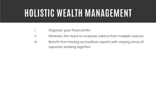 Investment Management for Intergenerational Wealth | PDF