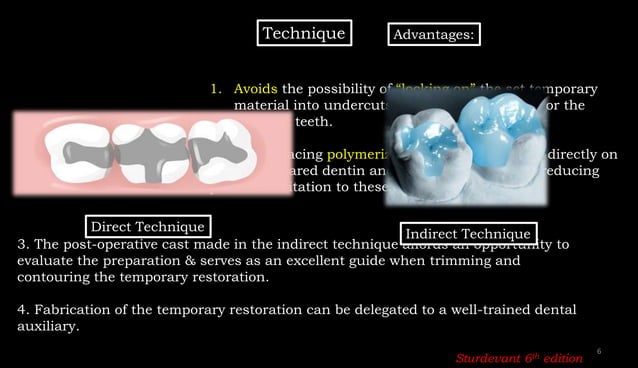 CEMENTATION OF INLAY AND VARIOUS TECHNIQUE FOR TEMPORIZATION | PPTX