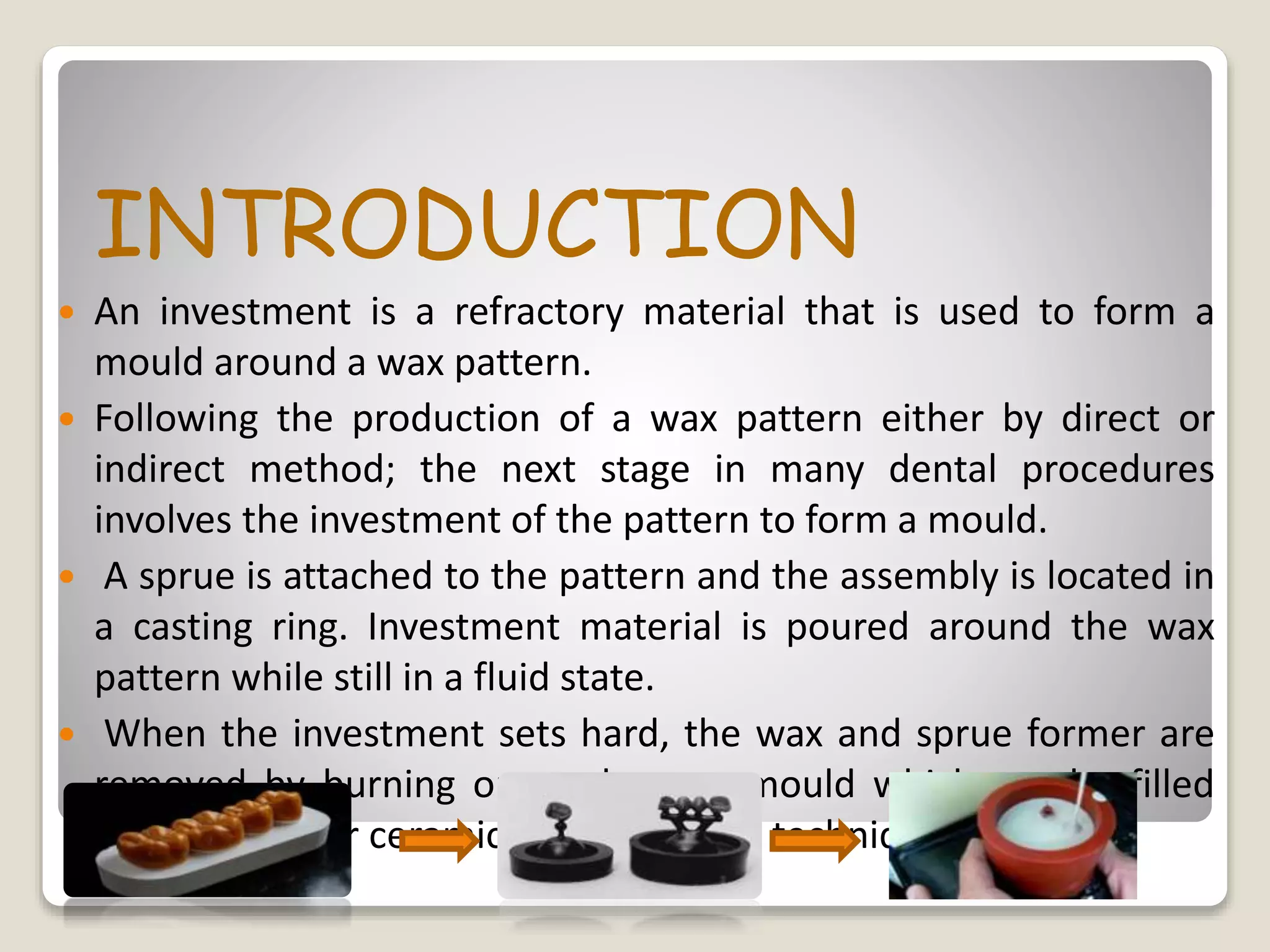 Investment materials | PPT