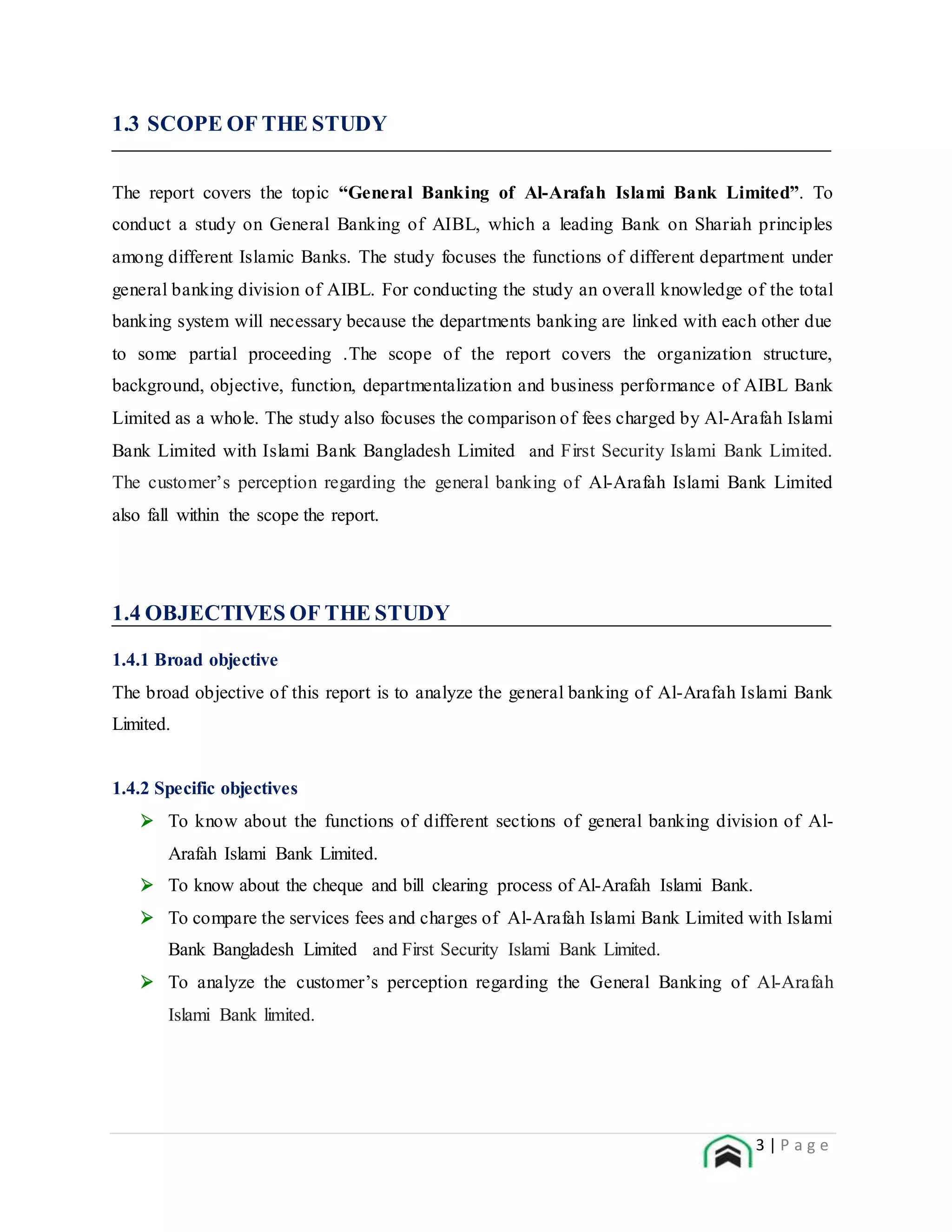 Investment mechanism of al arafah islami bank limited | PDF