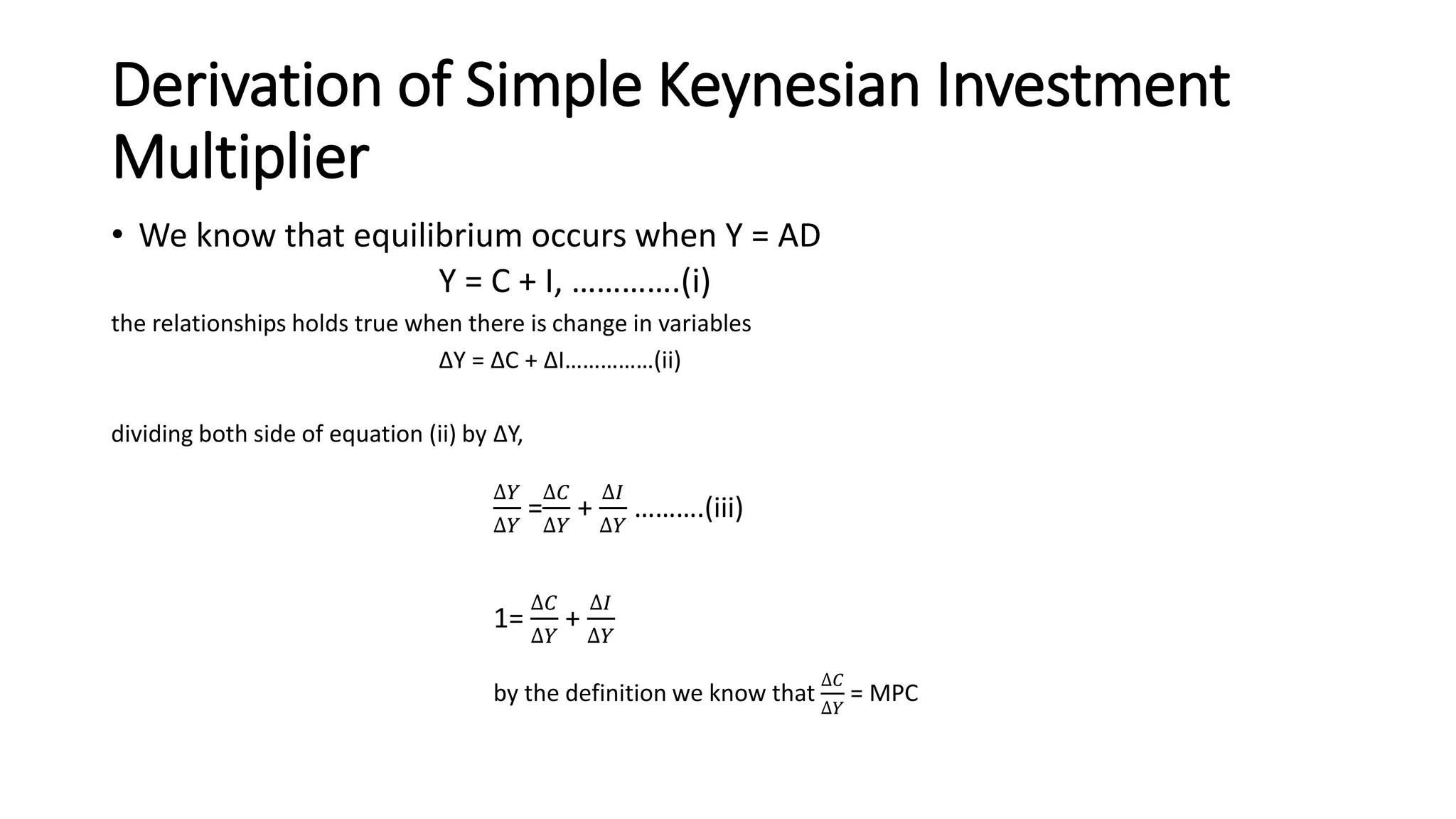Investment multiplier | PPTX