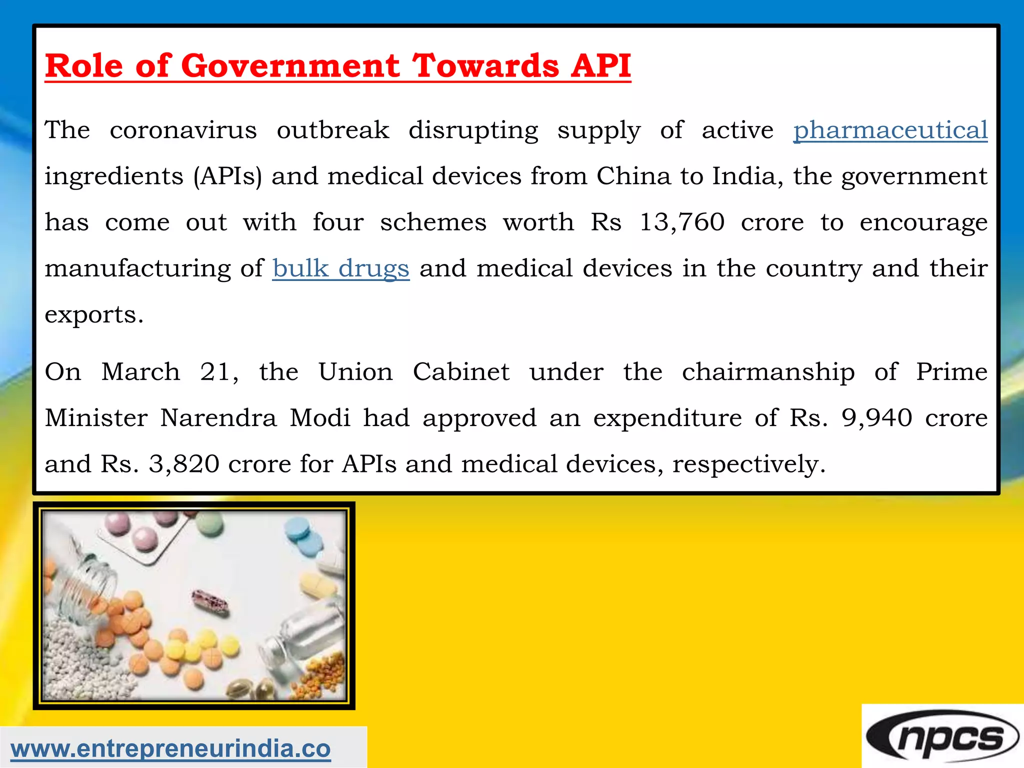 Investment Opportunities in API Bulk Drugs & Intermediates ...