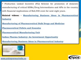 Investment Opportunities in API Bulk Drugs & Intermediates ...