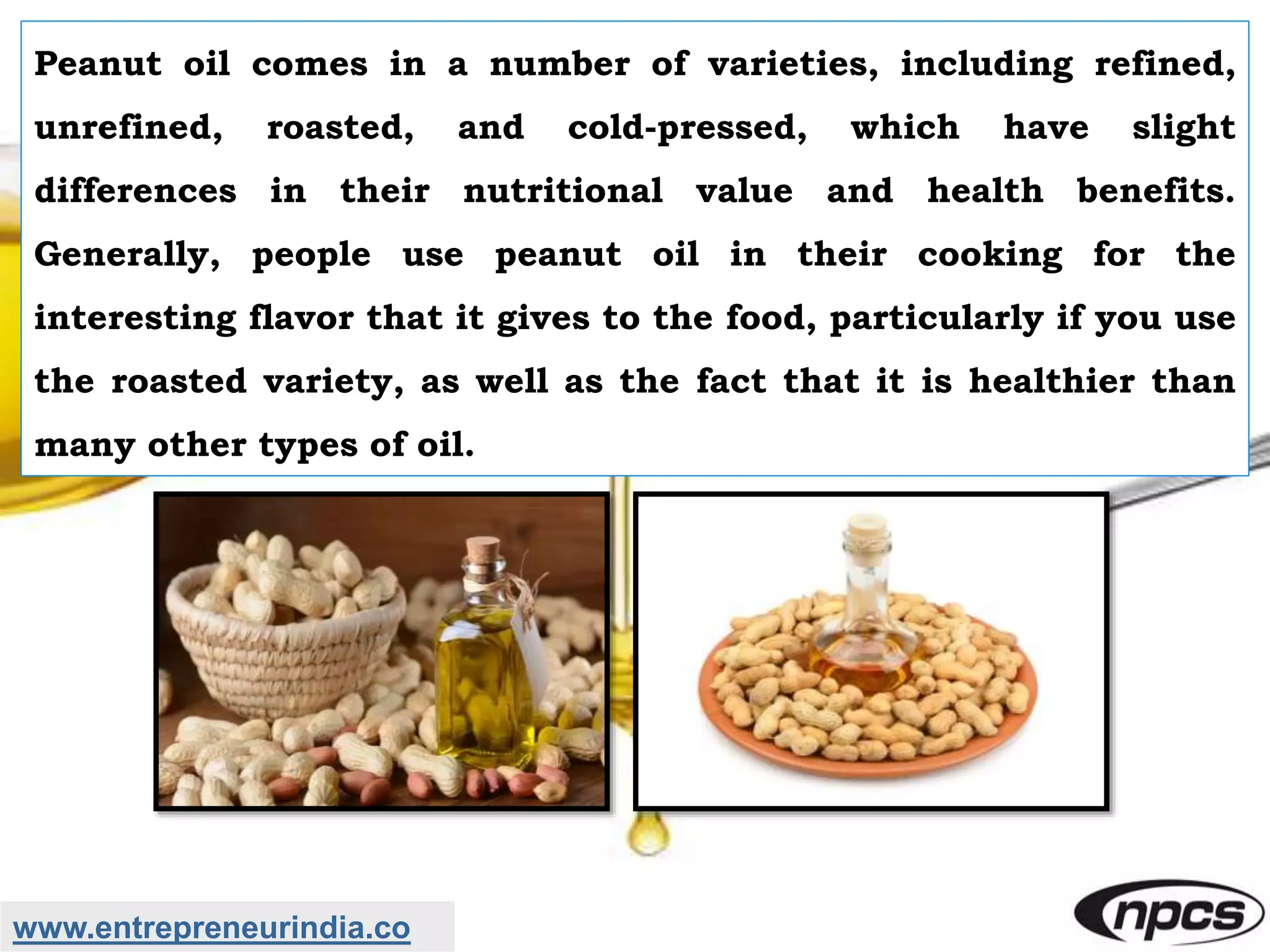Investment Opportunity in Edible Oil Manufacturing Unit. Edible Oil ...