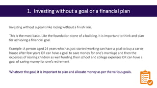 Avoid Dreadful Mistakes While Investing in Mutual Funds | PPT
