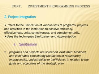 Investment Programming | PDF