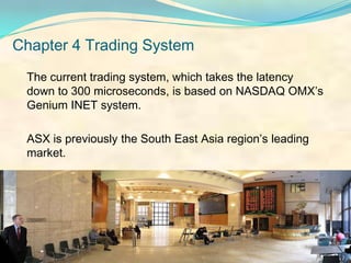 Study on Australian Securities Exchange | PPTX