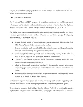 Investment Proposal for Integrated Livestock Farming ( Cattle Fattening ...